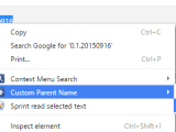 Chrome Extension How To Create Context Menu With Custom Name Instead