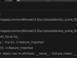 Python Error On Any Fbx Import Or Export On Blender 3 6 Blender