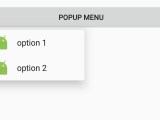 Android Popupmenu With Icons Stack Overflow