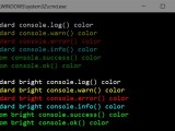 How To Change Node Js S Console Font Color Stack Overflow
