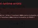 Reactjs Uncaught Runtime Errors In Localhost 3000 Stack Overflow