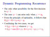 Algorithm Dynamic Programming And The 0 1 Knapsack Stack Overflow