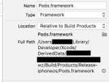 Ios Xcode Changing Search Path For Frameworks Stack Overflow