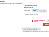 Github Integration With Jenkins Github Credentials Not Getting Added