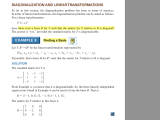 Diagonalization And Linear Transformations Mathematics Stack Exchange