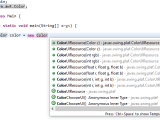 Eclipse Not Giving Suggestions For Java Awt Color Stack Overflow
