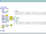 Assembly Correct My Understanding On A Basic Allocation Memory