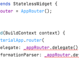 Flutter Auto Route Delegate And Defaultrouteparser Functions Not Exists