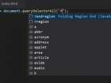 Javascript Vscode Intellisense For Html Class Names In Dom Methods