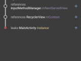 Android How To Fix Memory Leak In Inputmanagerimpl Stack Overflow