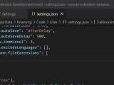 Typescript Changing Default Values In Settings Json In Extension