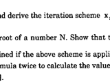 Newton Raphson Method Iteration Scheme Mathematics Stack Exchange