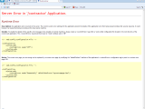 Asp Net Runtime Error In Web Config Stack Overflow