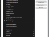 Context Menu Debug Target Keyboard Shortcut In Visual Studio 2015