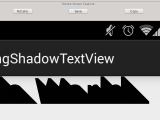 Java Android Textview Long Shadow Stack Overflow
