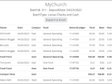 Touchpoint Software Documentation Batch Report By Campus