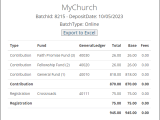 Touchpoint Software Documentation Batch Report By Type