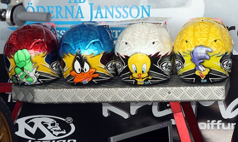 Kaski żużlowców z bliska | Speedway Fan Blog