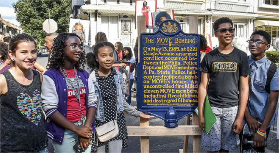 Historic marker acknowledges 1985 bombing of MOVE members ...