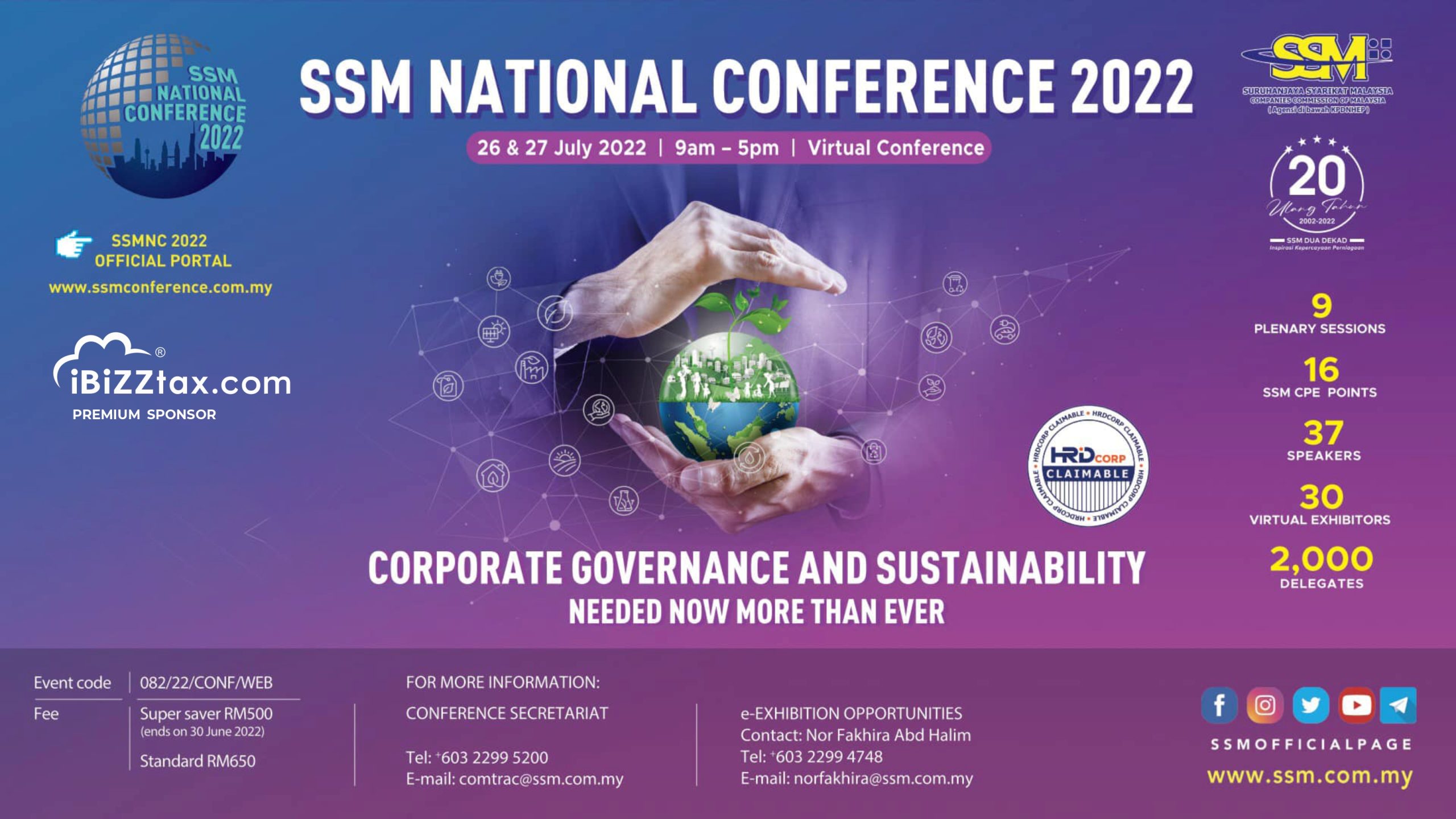 Premium Sponsor of SSM National Conference 2022 - iBiZZCLOUD