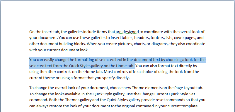 Using the Extend Mode - Microsoft Word Tip | ibruk Consulting