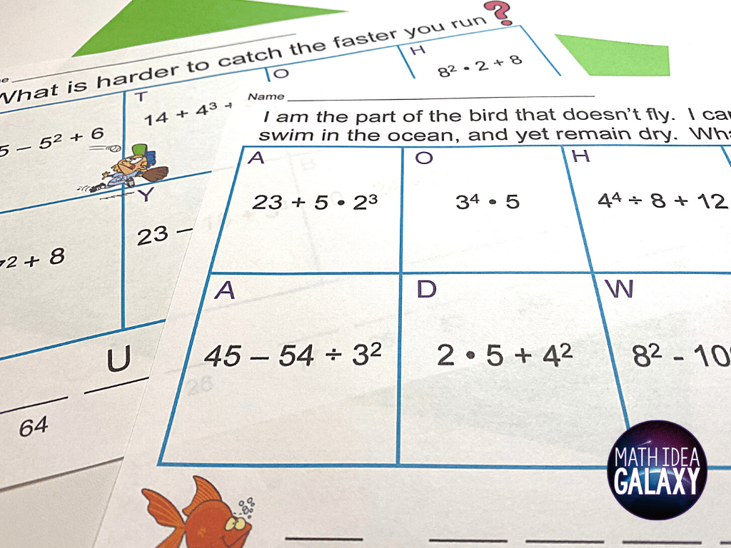 10 Engaging Exponents & Expressions Activities - Idea Galaxy