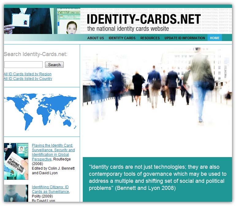 New Identity Cards Website Launched | The Documentation of Individual ...