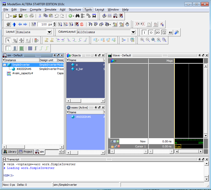 Using ModelSim with Quartus II and the DE0-Nano - IdleLogicLabs