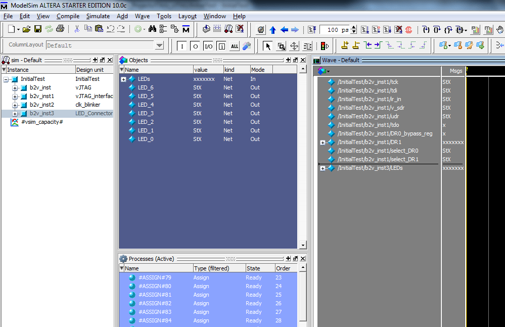 Simulating the Virtual JTAG in ModelSim - IdleLogicLabs