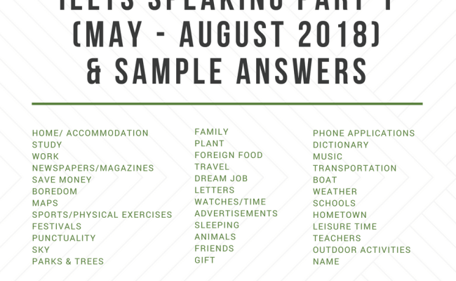 Ielts Speaking Part 1 Topics In 2020 Sample Answers Bored Monday ielts-speaking-part-1-topics-in-2020-sample-answers-bored-monday