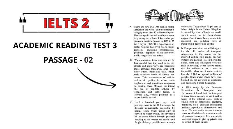 THE MOTOR CAR: Reading Answers