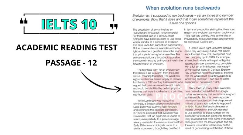 When Evolution Runs Backwards: Reading Answers & PDF