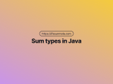 Sum Types In Java Ife Sunmola