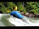 Raft Gets Stuck Boating Board