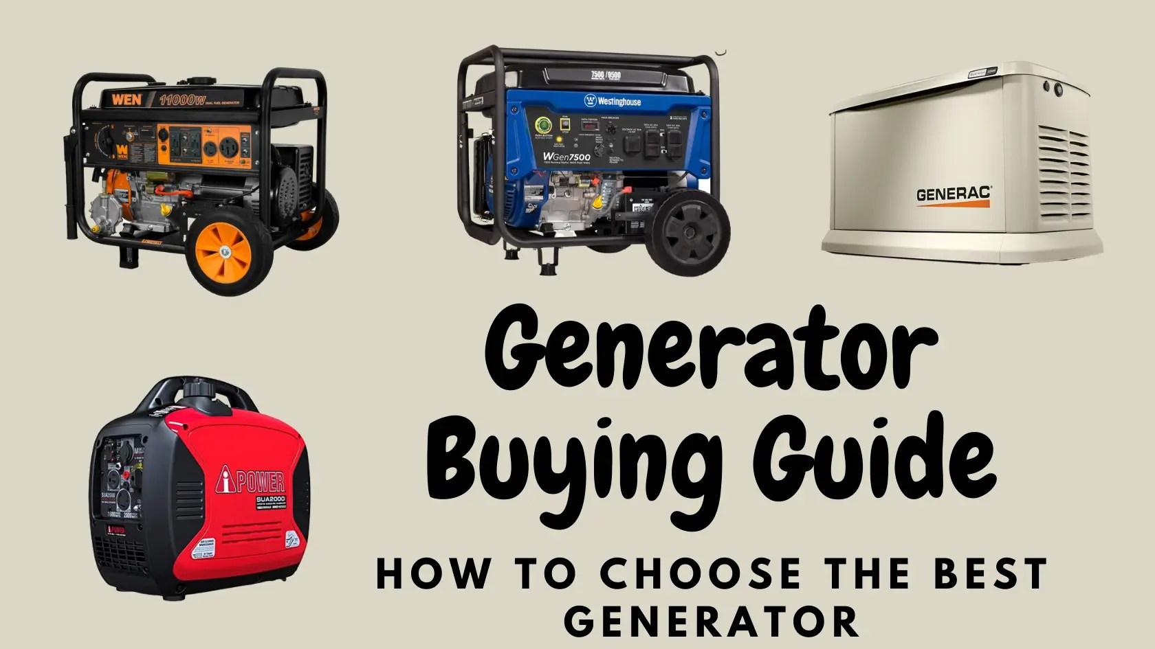Ultimate Generator Buying Guide – I Geek Knowledge
