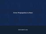 Error Propagation Techniques In Rust Async Functions Peerdh