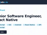 Senior Software Engineer React Native At Front