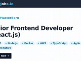 Remote Junior Frontend Developer React Js At Masterborn
