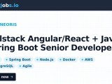 Fullstack Angular React Java Spring Boot Senior Developer At Neoris