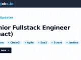 Remote Senior Fullstack Engineer React At Updater