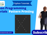 Python Program To Create Cross Printing Pattern Illuminate Minds