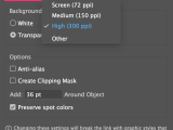 How To Change Resolution Dpi Ppi In Adobe Illustrator