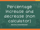 Percentage Increase And Decrease Non Calculator Ilmbank