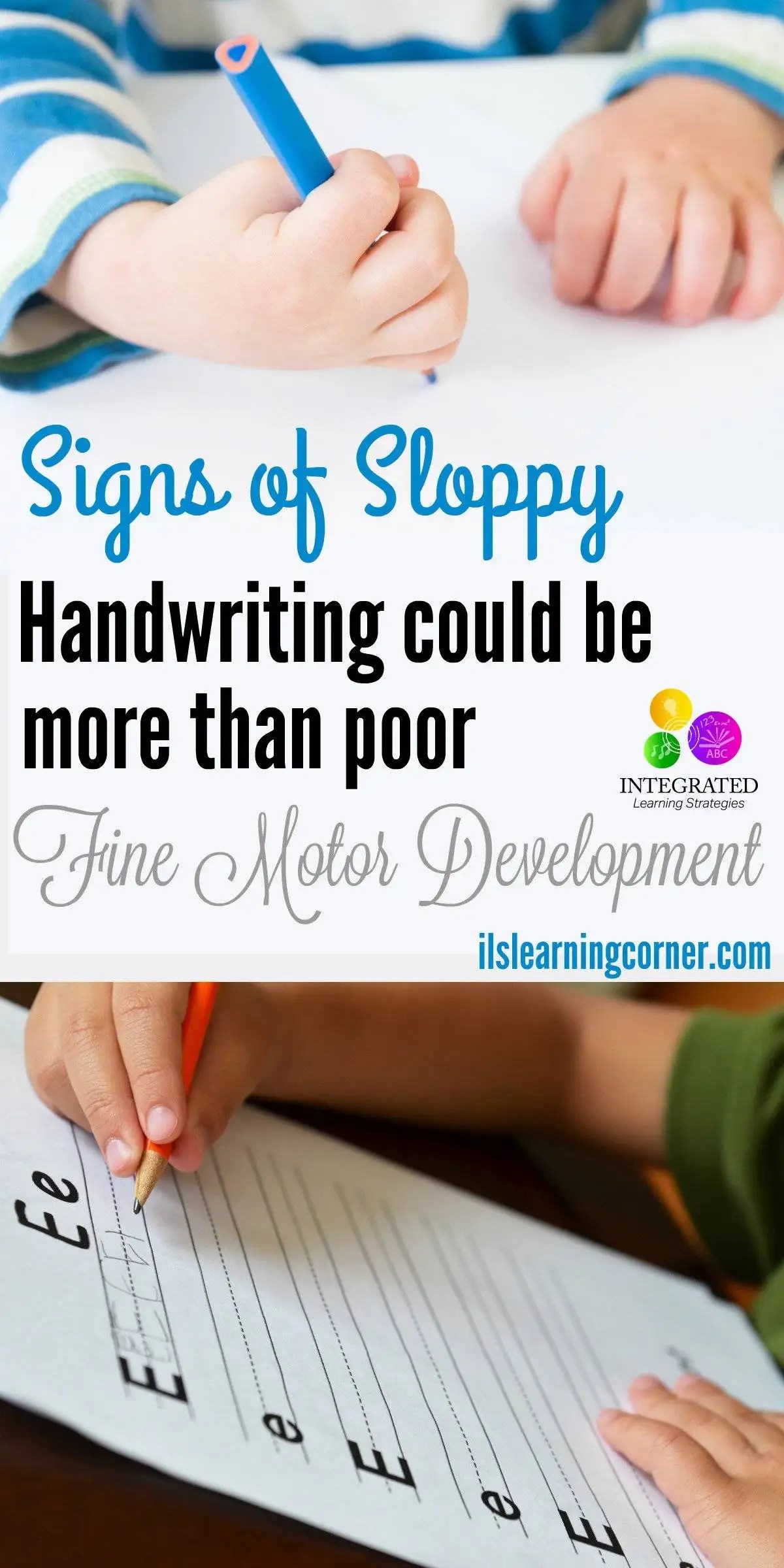 Dysgraphia: Signs of Sloppy Handwriting Could Mean More than Poor Fine ...