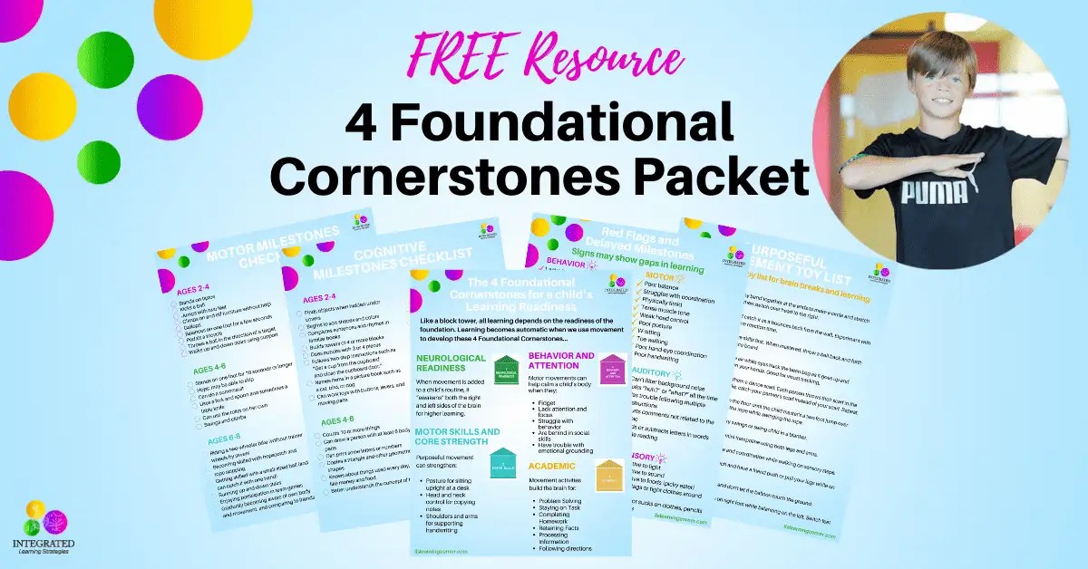 The 4 Foundational Cornerstones needed to develop a Child’s Learning ...