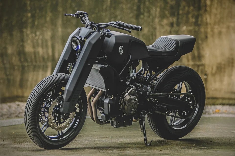 Mt 07 Custom Exhaust / Yamaha Mt 07 Fz 07 2022 Racing Line Carbon ...