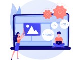 Free Vector Css And Html Programming Languages Computer Programming
