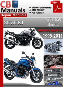 Suzuki Bandit GSF 650 1999-2011 Service Manual Download | Technical ...