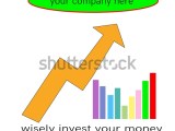 Increase Decrease Graphic Chart Illustration Image Stock Illustration