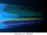 Binary Code Digital Technology Data Sorting Stock Vector Royalty Free